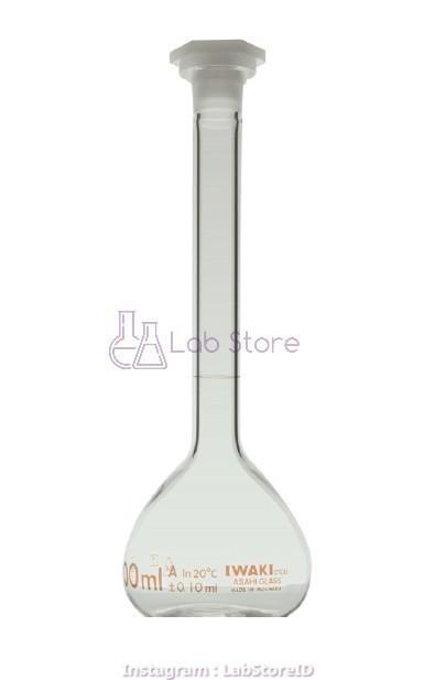 Jual Volumetric Flask Plastic Stopper Clear Labu Ukur Takar 500 ml Iwaki - Jakarta Utara - Lab ...