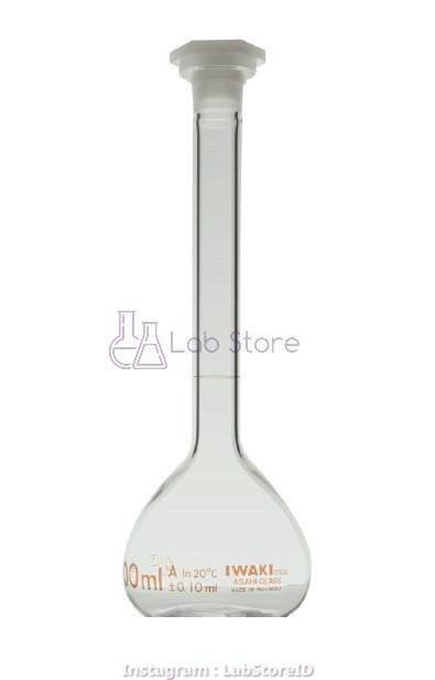 Jual Volumetric Flask Plastic Stopper Clear Labu Ukur Takar 50 ml Iwaki - Jakarta Utara - Lab ...