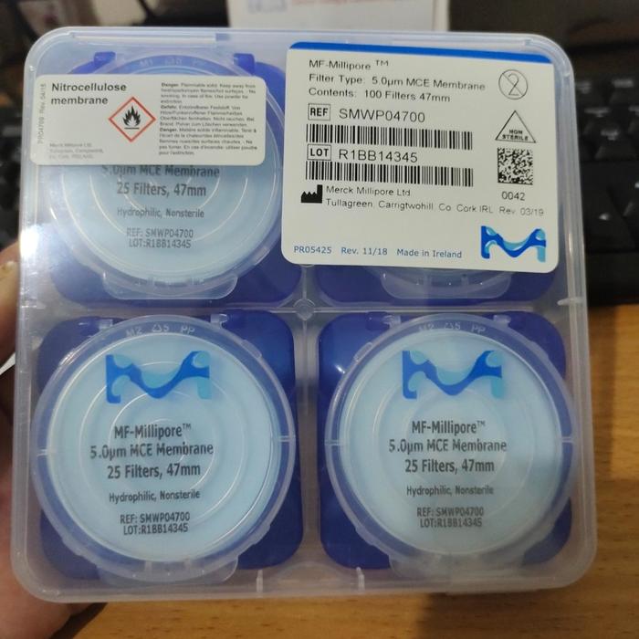 Jual Millipore SMWP 04700 Membrane Filter MCE Pori 5 µm Diameter 47mm ...