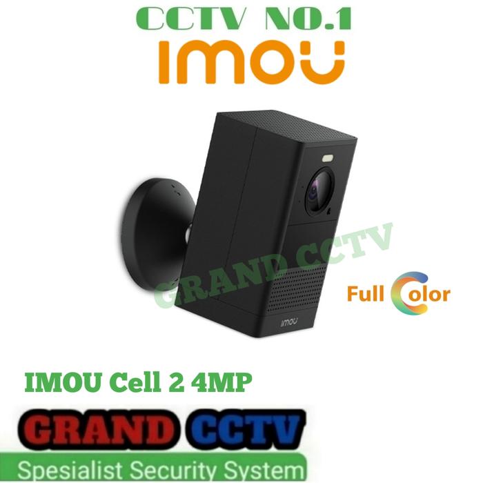 Jual IMOU IP CAMERA WIFI CCTV CELL 2 4MP FULL COLOR CAMERA BATERAI CAS ...