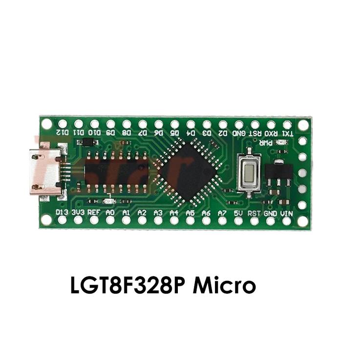 Jual LGT8F328P MiniEVB Development Board Replacement Nano V3 Atmega328 - Hijau(MicroUSB) - Kota ...