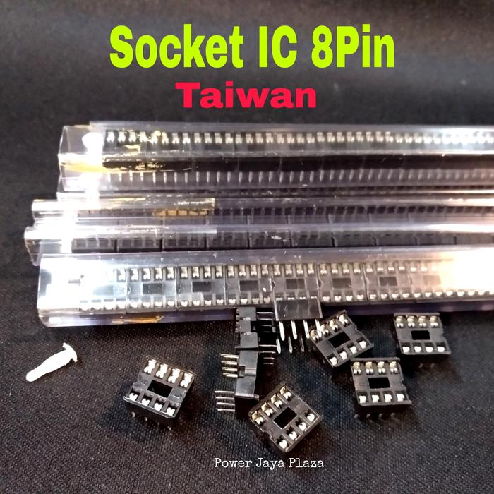 Jual Socket IC 8pin soket IC 8 pin 8p made in Taiwan - Kota Bandung - Power JayaPlaza | Tokopedia