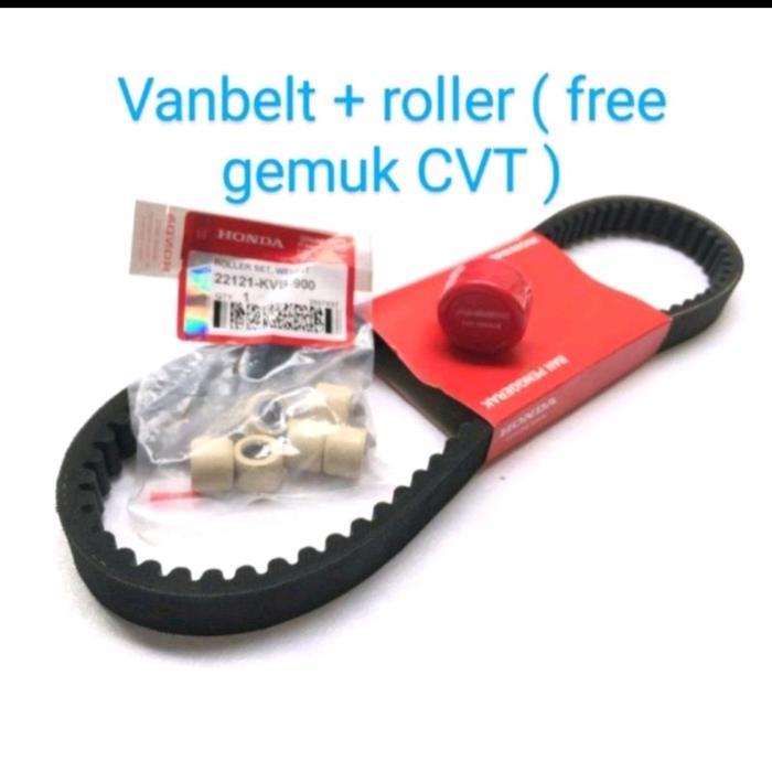 Jual V-BELT VENBELT SET BEAT FI(kzl),BEAT POP,SPACY,SCOOPY(free gemuk ...