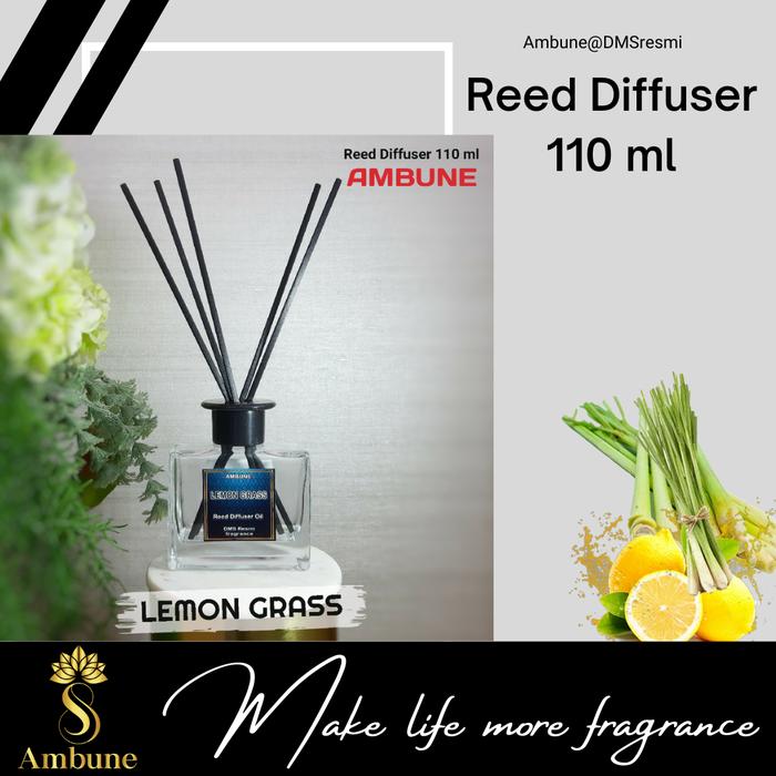 Jual Lemon Grass Pengharum ruangan Reed Diffuser 110 ml Ambune - Kota Tangerang Selatan - DMS ...