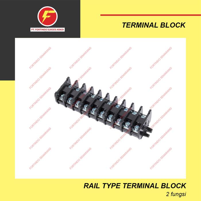 Jual FORT RAIL TYPE TERMINAL BLOCK MODEL KASUGA (UNTUK RAIL 2 FUNGSI ...