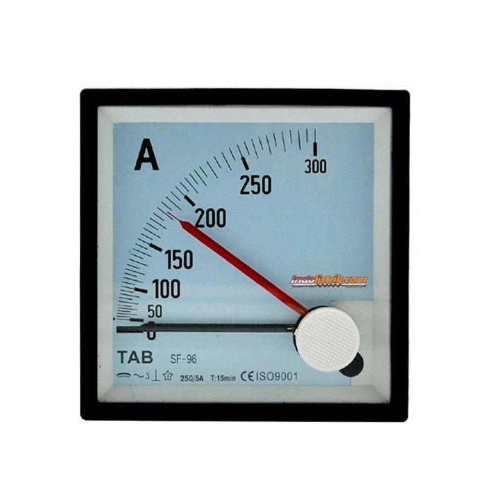 Jual Ampere Meter Maximum Demand Analog AC 250 / 5 A 96 x 96 TAB ...