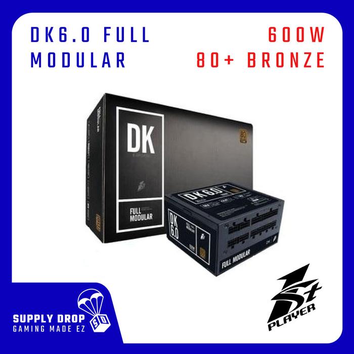 Jual 1STPLAYER Gaming PSU DK6.0 600W Full Modular-PS-600AX(BM) (80 ...