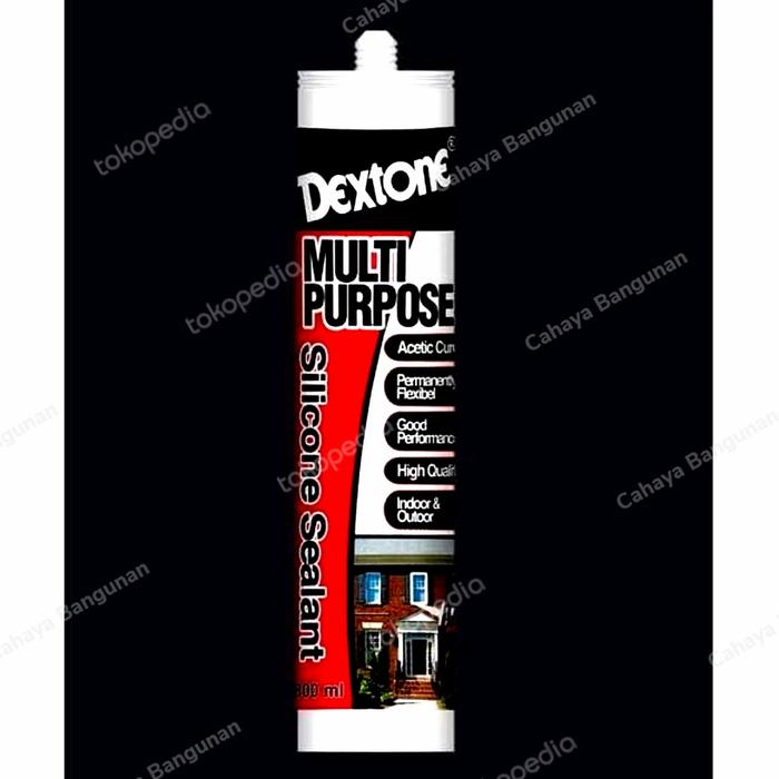 Jual SEALANT DEXTONE Lem Kaca Tabung 300 ML 300ML Black Hitam Multi Purpose - Jakarta Barat ...