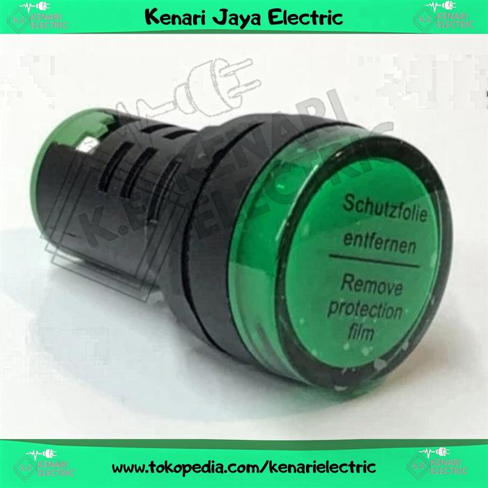 Jual Pilot Lamp Fort 22mm 220v / LED indicator - Hijau, 110V - Jakarta ...