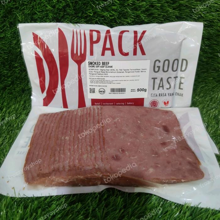 Jual Bernardi smokebeef Smoke beef kotak blok 500gr - Kota Depok - frozzyoyshop | Tokopedia