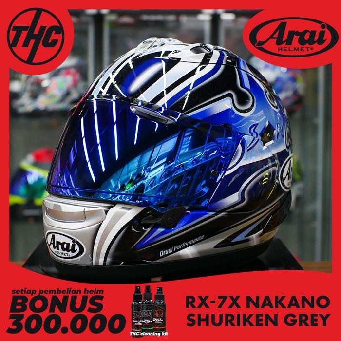 Jual Helm Arai RX7X Baru / Arai HELMET New RX-7X Nakano Shuriken Grey - Jakarta Barat - THC ...