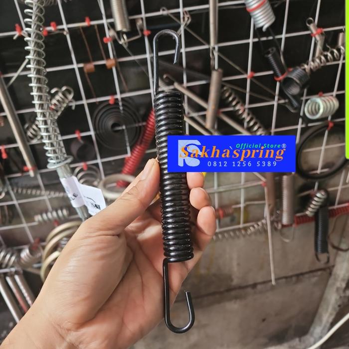 Jual Per tarik pegas baja kawat 2mm od 16mm p.body 90mm p.total 135mm ...