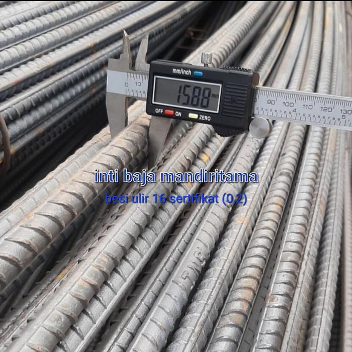 Jual Besi Beton Ulir 16 SNI FULL BERSERTIFIKAT LURUS 12Meter - Jakarta ...