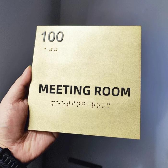 Jual Papan Sign Braille Kualitas Outdoor - Kota Surabaya - Piramida ...