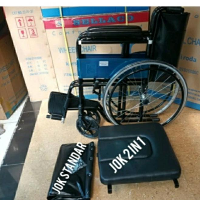 Jual KURSI RODA BERAK BAB 2 IN 1 KURSI MANDI - kursi 2in1&jok - Kota ...