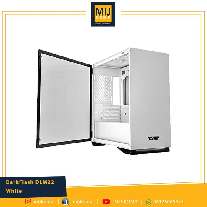 Jual CASE CASING PC DARKFLASH DLM22 WHITE - NO FAN - Kota Medan - MIJ KOMP | Tokopedia