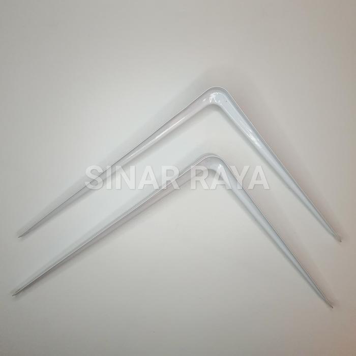 Jual Siku Rak Putih 8 x 10 Inch / Siku Rak Putih 20 x 25 cm / Besi Siku ...