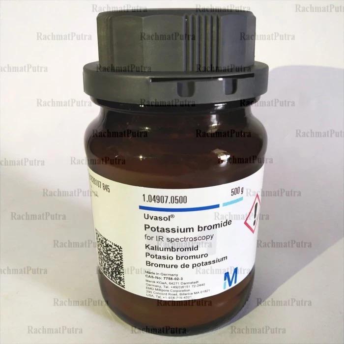 Jual KBR/Potassium bromide for IR spectroscopy Merck 1.04907.0500 - 500 ...