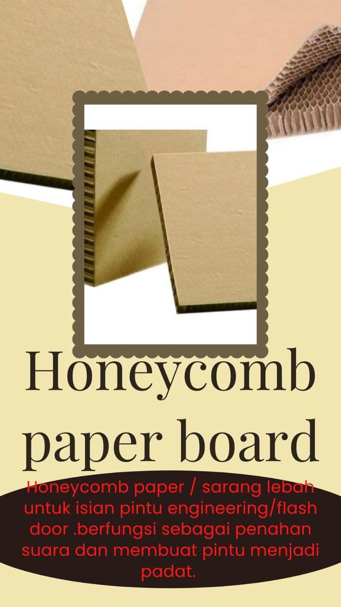 Jual HONEYCOMB BOARD PAPER UNTUK PINTU TEBAL 1100 x 900 x 30 MM - Kab ...