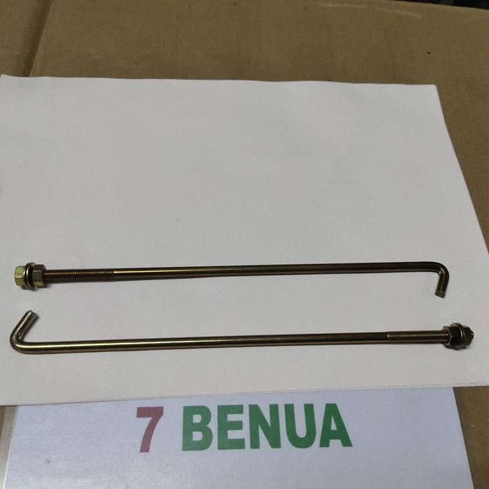 Jual TIANG PENYANGGA BRACKET BESI AKI BESAR KECIL SEPASANG PANJANG 23 ...