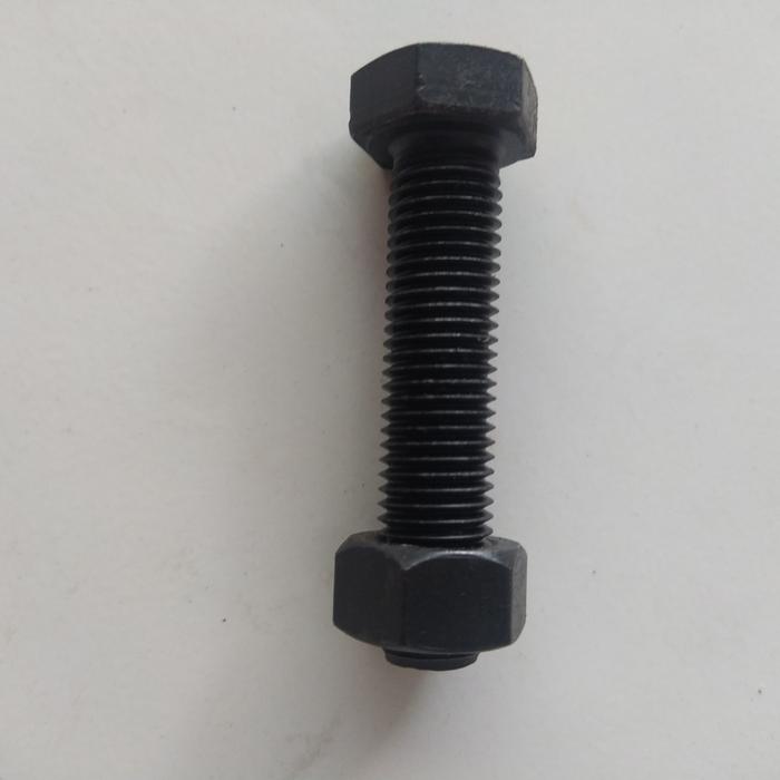 Jual baut mur baja full drat 8.8 M 16 x 70 mm pitch 2 kunci 24 panjang ...