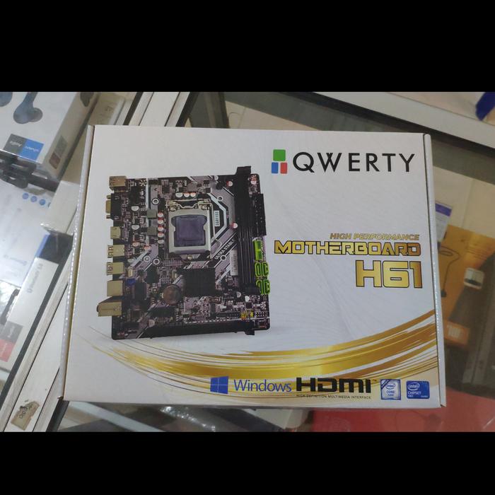 Jual Motherboard Qwerty H61 with M2 NVMe Slot - LGA 1155 - Kota ...
