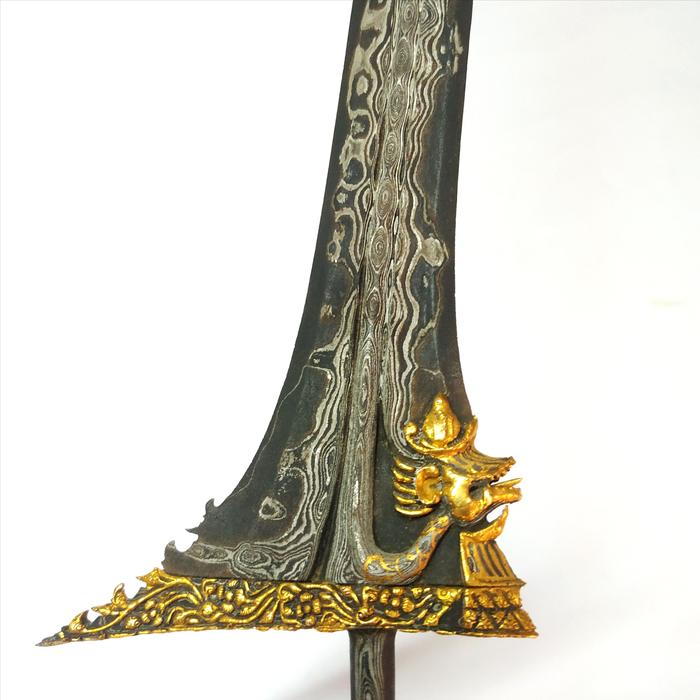 Jual Keris Nogo Siluman Lurus Kinatah Emas Pamor Tirta Teja Wiji Timun - Kab. Karanganyar ...