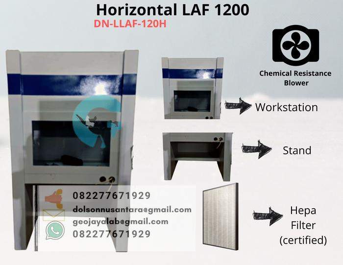 Jual Safety Horizontal Laminar Air Flow Laboratorium LAF 120 Lab - Kab ...