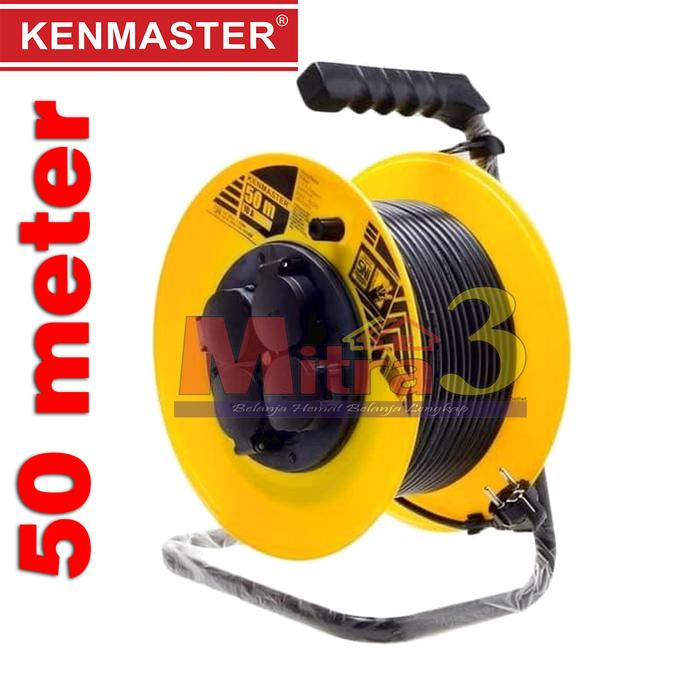 Jual Kabel Roll Kenmaster SNI 50m 4 lubang / Kabel Rol Gulung 50 meter 50 m - Kota Makassar ...