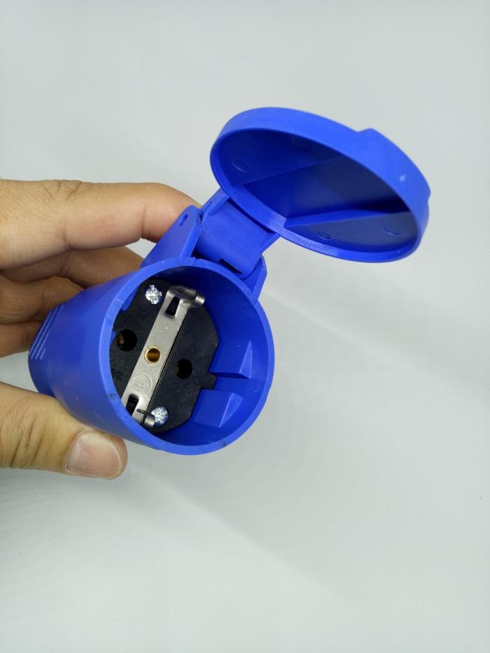 Jual Socket 2 Pin Male Soket Listrik 16A 220V - 250V Premium - Jakarta ...