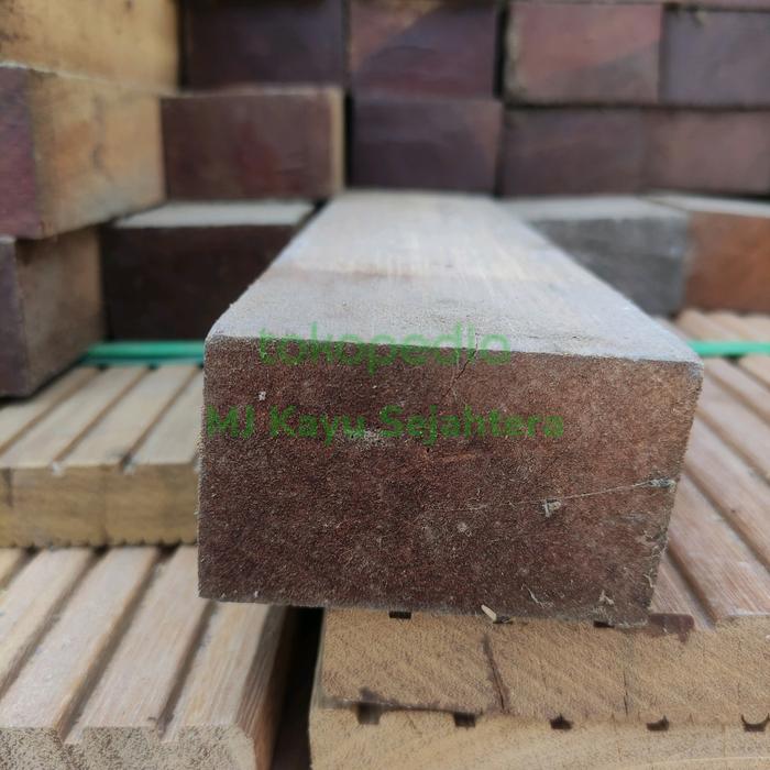 Jual Beam Kaso Usuk Pergola Gazebo Rumah Kayu Kalimantan Moulding 210 ...