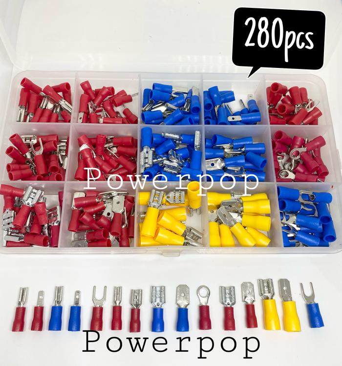 Jual Konektor Kabel Skun Terminal Sambungan Listrik Insulated KitSet ...