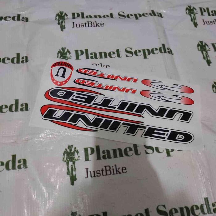 Jual Satu Lembar United Stiker Sticker Sepeda Random Mix - Jakarta ...