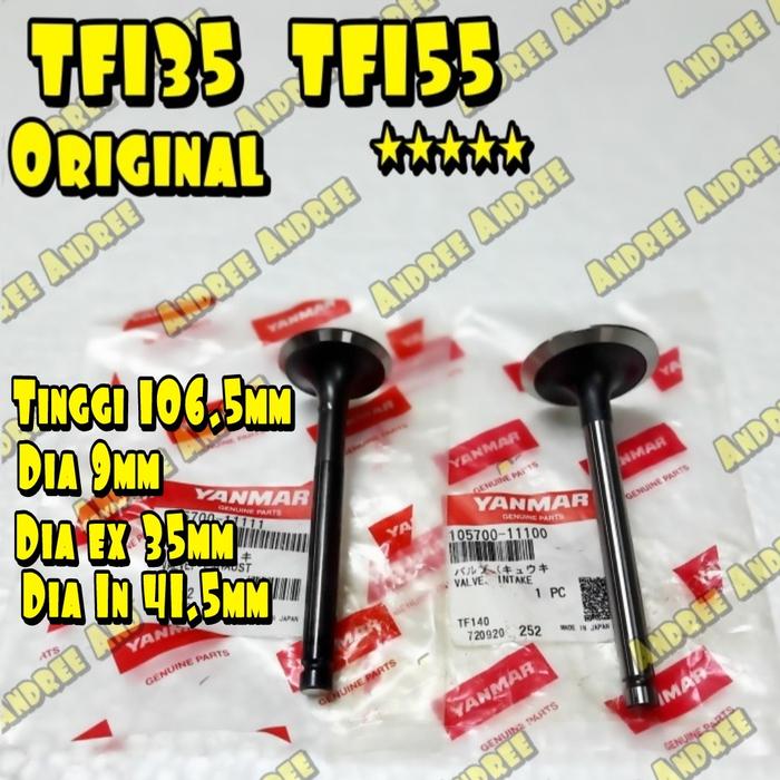 Jual TF155 TF135 Valve In Ex Klep Api Minyak Yanmar TF 135 155 Original ...