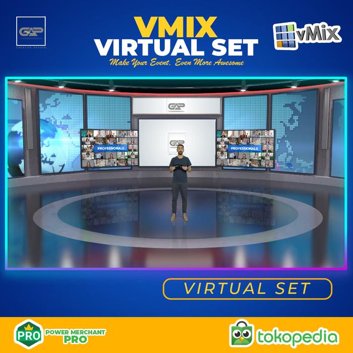 Jual vMix Virtual Set - Stage 19 - Kota Samarinda - GAP Creative Design ...