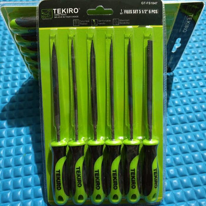 Jual TEKIRO FILES SET 6 PCS 5,5 inch Tekiro KIKIR SET 6 PCS 5 in GT ...