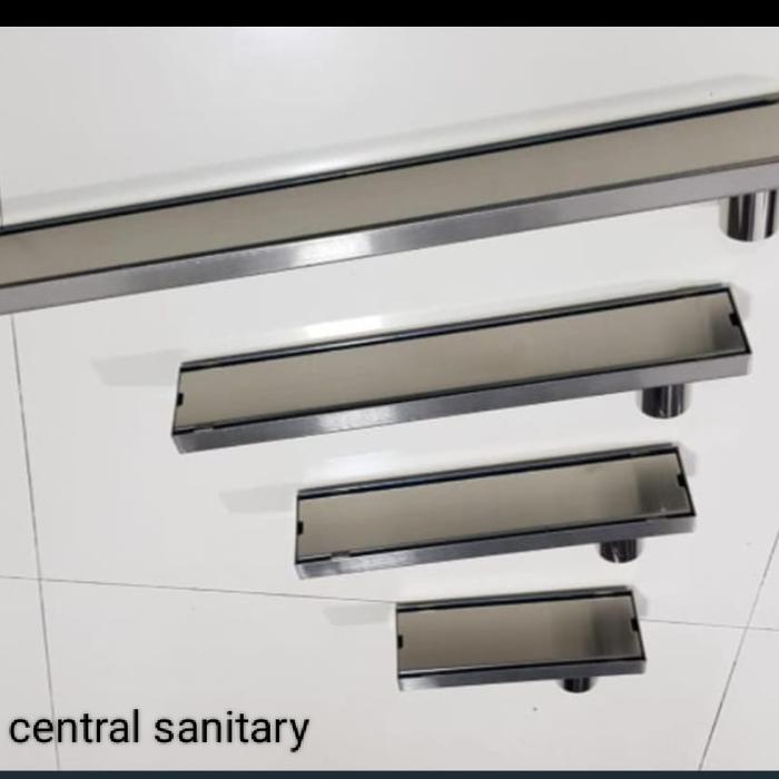 Jual floor drain 30 cm stainless smart drain panjang kamar mandi ...