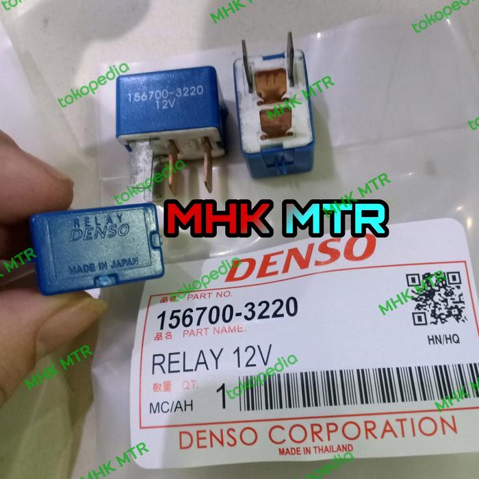 Jual RELAY BIRU KAKI 4 12V DENSO RILEY BIRU UNIVERSAL DENSO ORI JAPAN ...