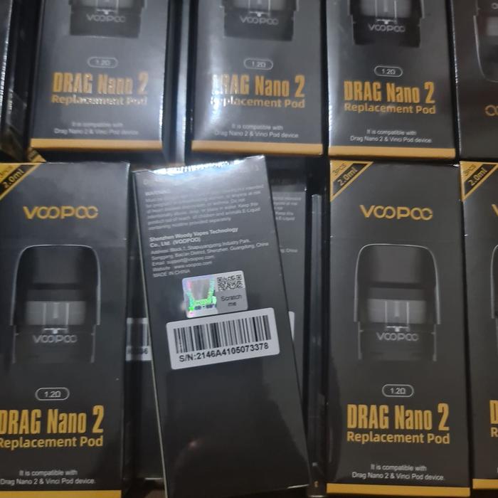 Jual Cartridge Voopoo Drag Nano 2 1.2 Ohm Nano2 Pod Replacement ...