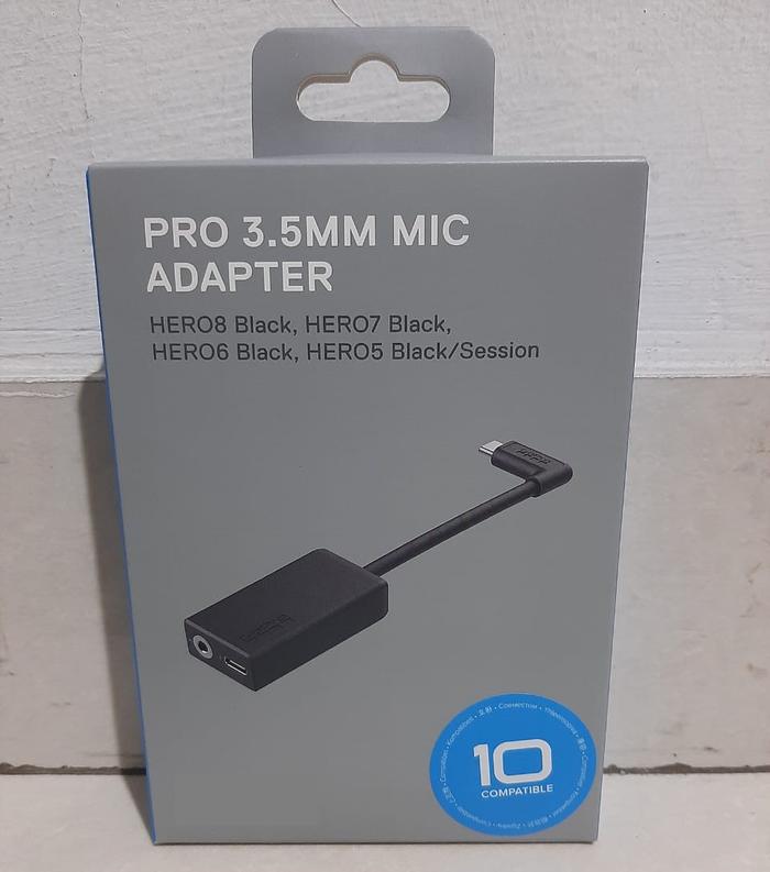 Jual Gopro Pro 3.5mm Mic Adapter Original - Microphone Adaptor Gopro 3 ...