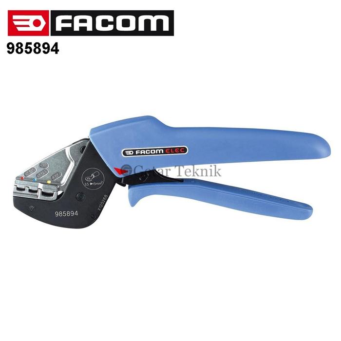 Jual Tang Crimping Facom 985894 Insulated Terminal Crimper Plier - Kab ...