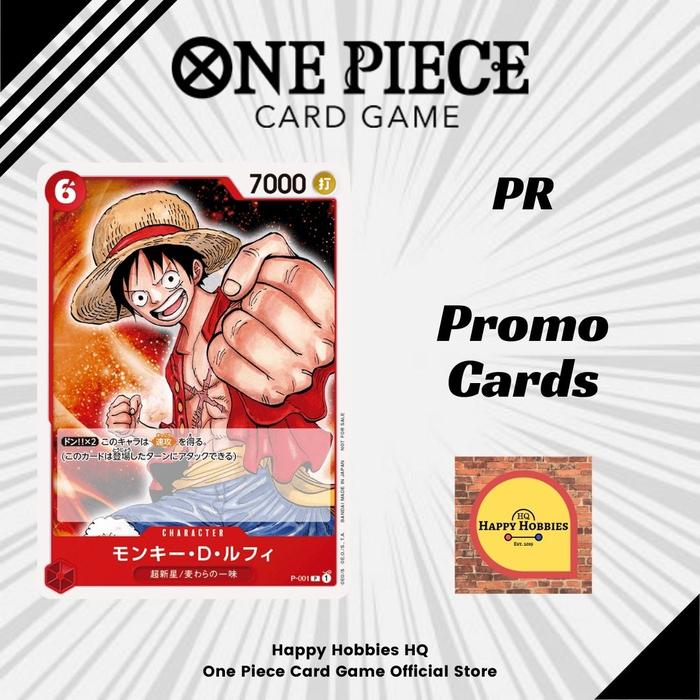 Jual One Piece Card Game P-001 Monkey D. Luffy P - Kota Surabaya - Happy Hobbies HQ | Tokopedia