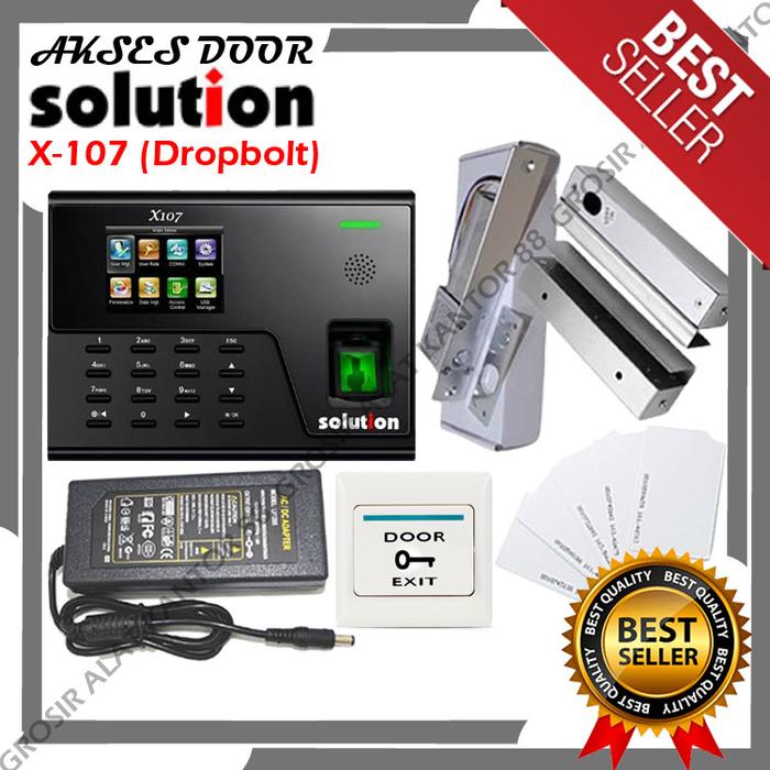 Jual Paket Akses Door Solution X107 Dropbolt / Access Control Pintu ...