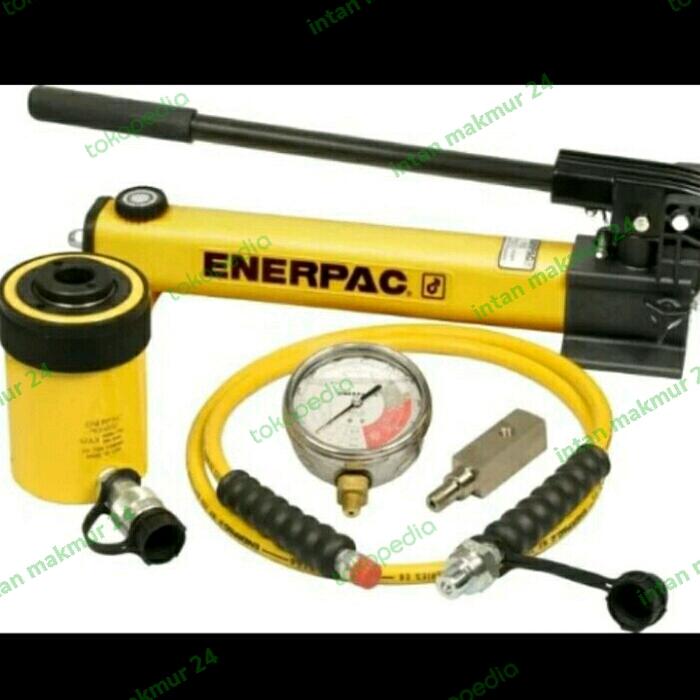 Jual ENERPAC 1 SET HYDRAULIC JACK 30 TON RCH302 PUMP HAND - 2 SPEED ...