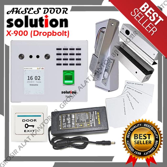 Jual Paket Akses Door Solution X900 Dropbolt / Access Control Pintu ...