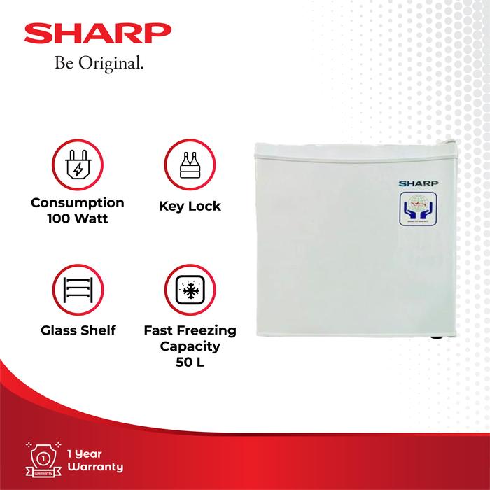 Promo Sharp | SJ-50MB-XW Kulkas Compact Refrigerator SJ50MBXW Cicil 0% ...