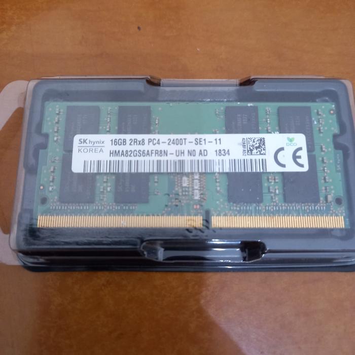 Jual SK Hynix 16GB DDR4 SODIMM 2Rx8 PC4-2666v-SE1-11 HMA82GS6CJR8N ...