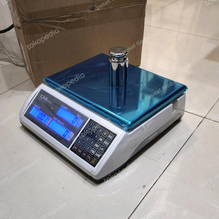 Jual Counting scale CAS JCS 3kg x 0,1gr / timbangan baut 3kg x 0,1gr - Jakarta Pusat - pusat ...