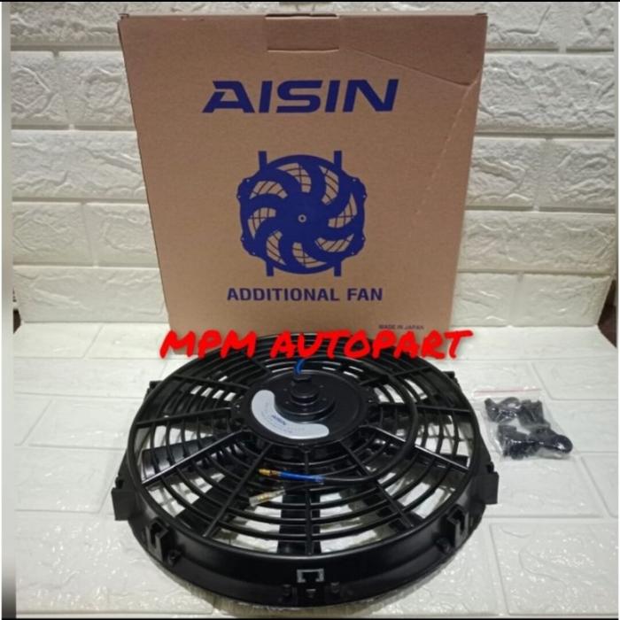 Jual kipas motor extra ekstra fan radiator ac mobil universal 12" 12 in ...