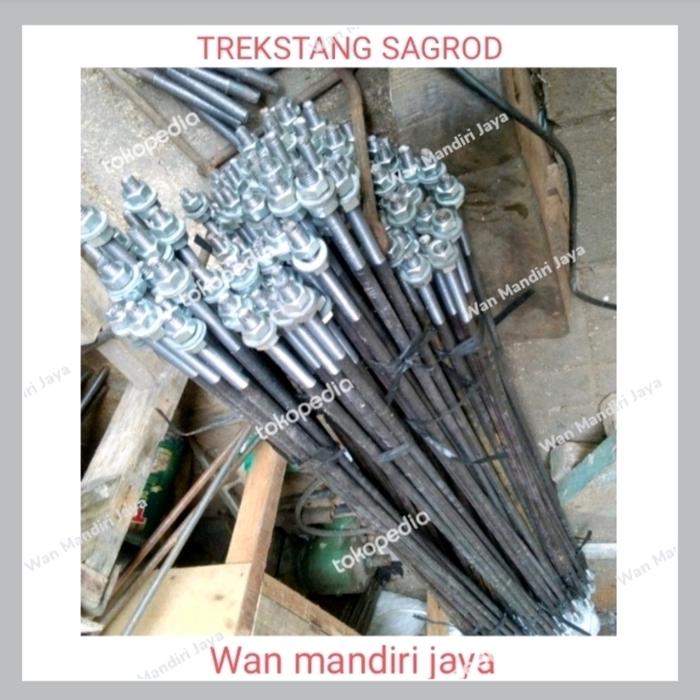Jual trekstang sagrod m12x800mmx100mm+2mur+2ring ( besi beton hitam ...